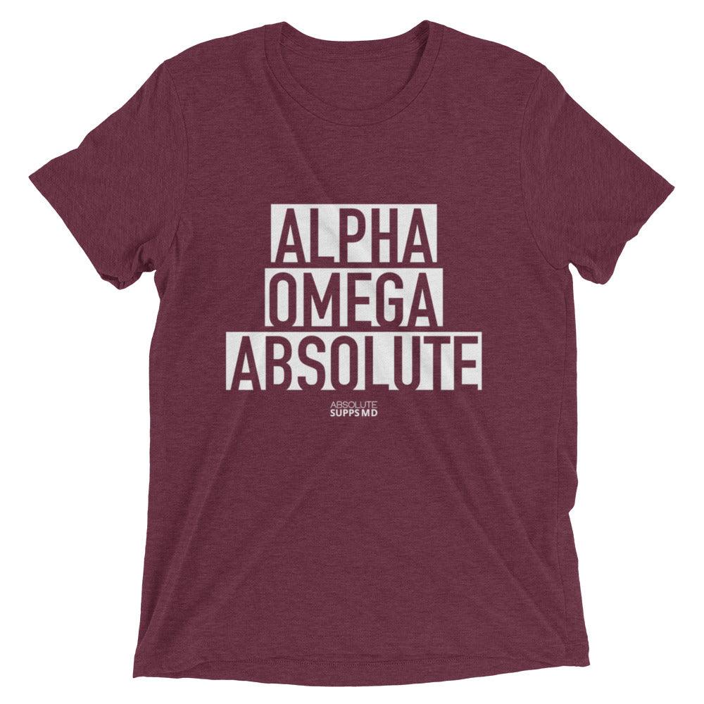Alpha Omega Absolute Tee – Absolute Supps M.D.
